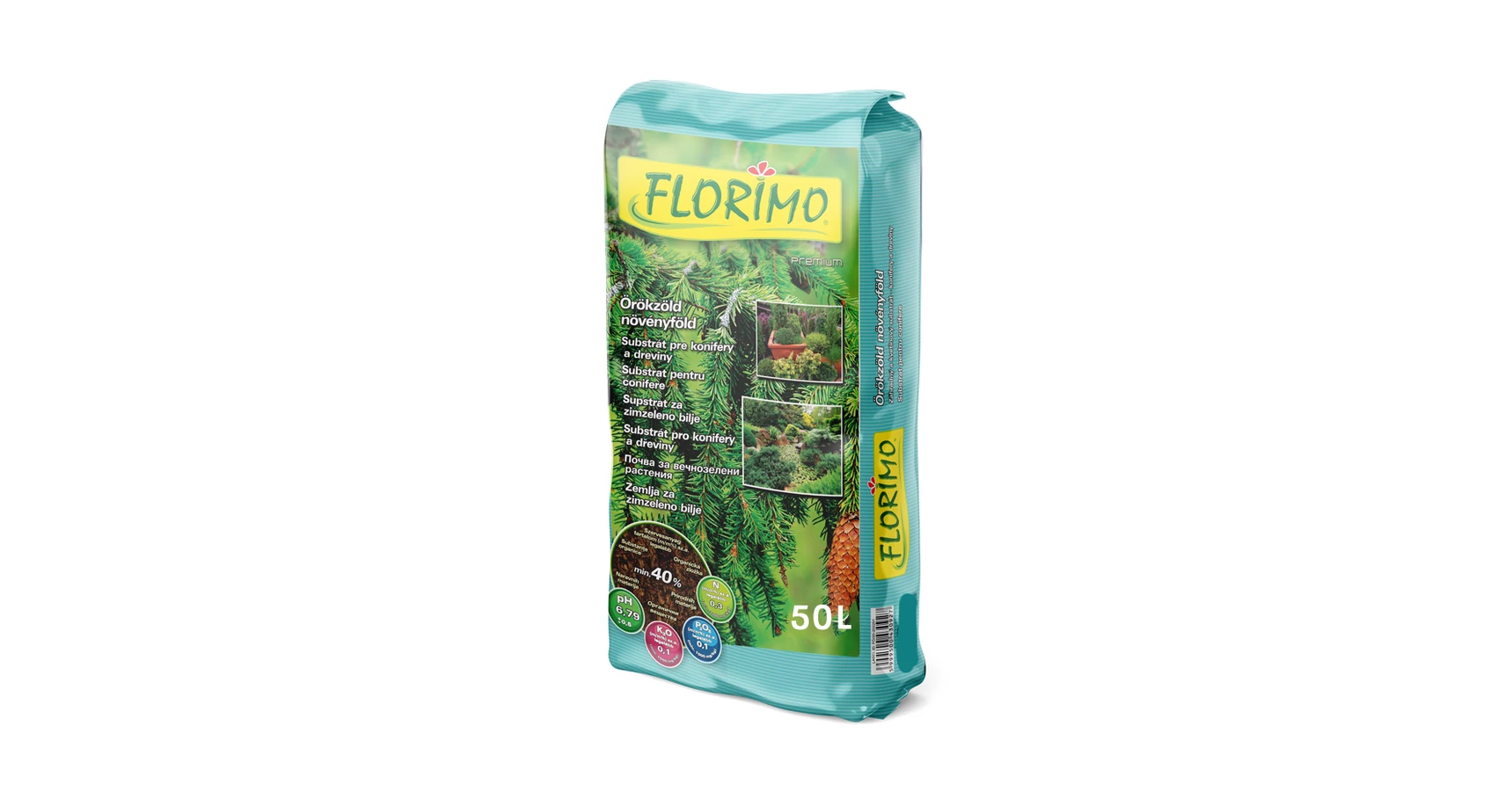 Florimo Örökzöld virágföld 50L - Gazdabolt Madocsa - Műtrágyák ...